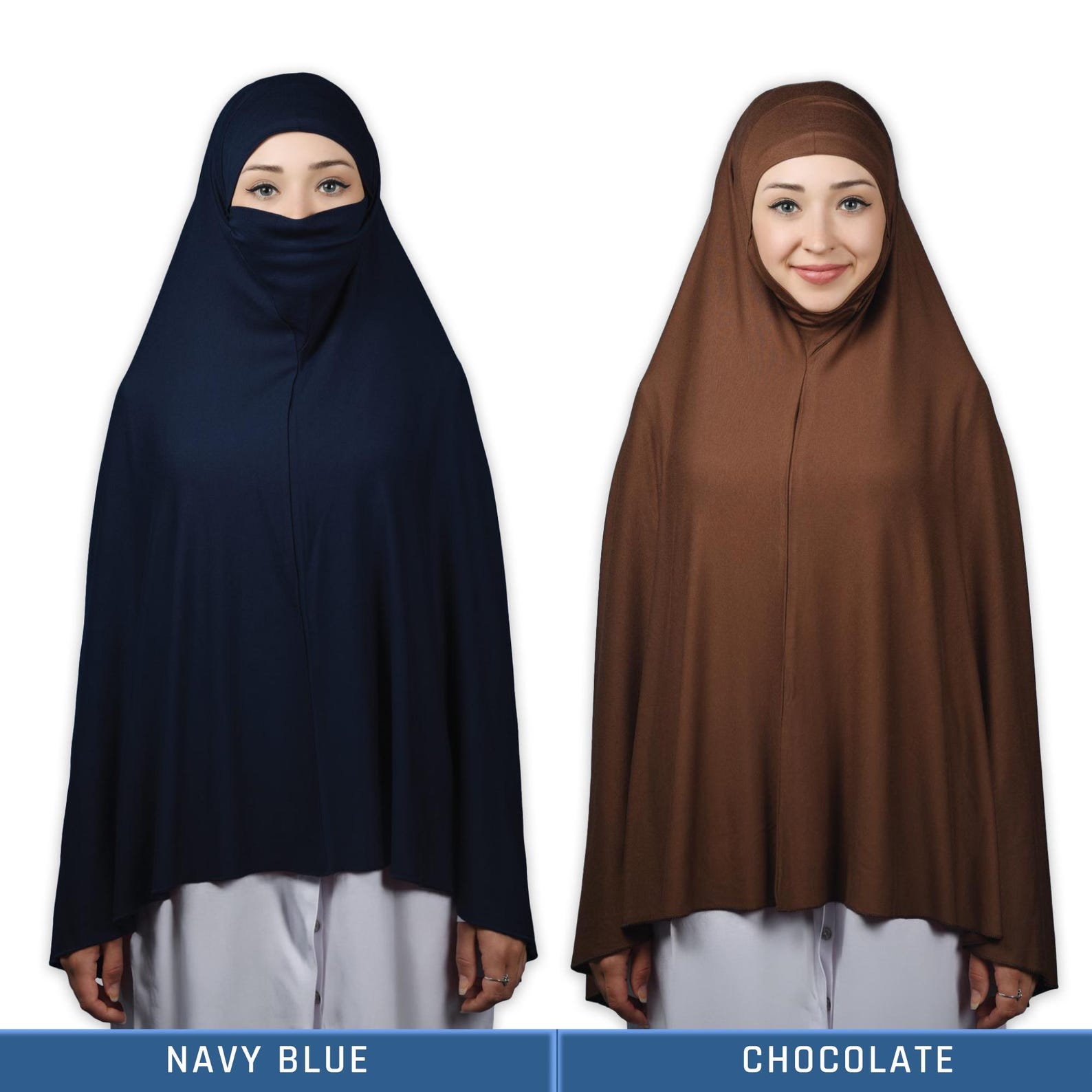 One-piece Hijab With Niqab Veil | Jilbab Burka for Women | Niqab Set ...