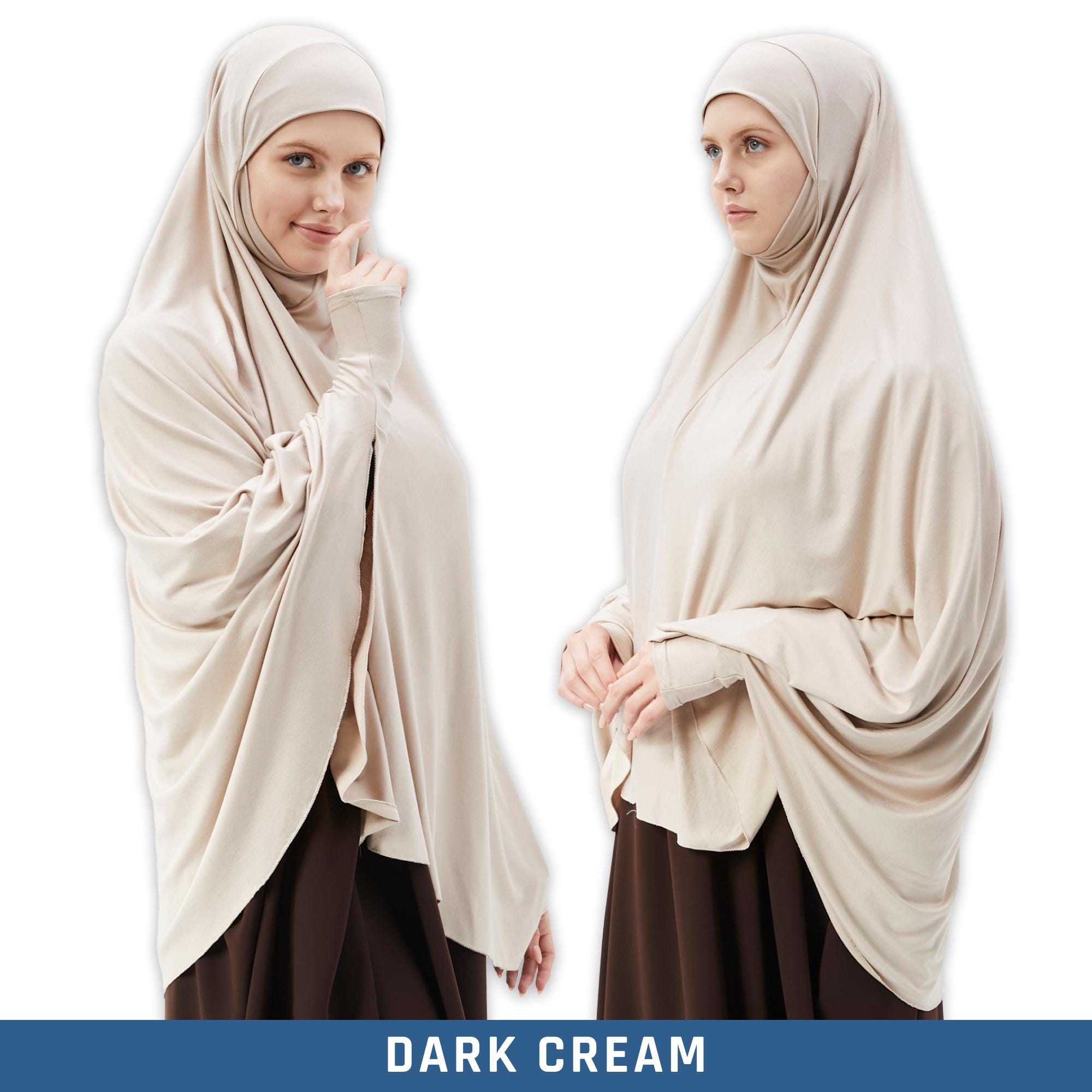 Islamic Niqab With Sleeves | One-piece Khimar Niqab Set | Instant Hijab ...