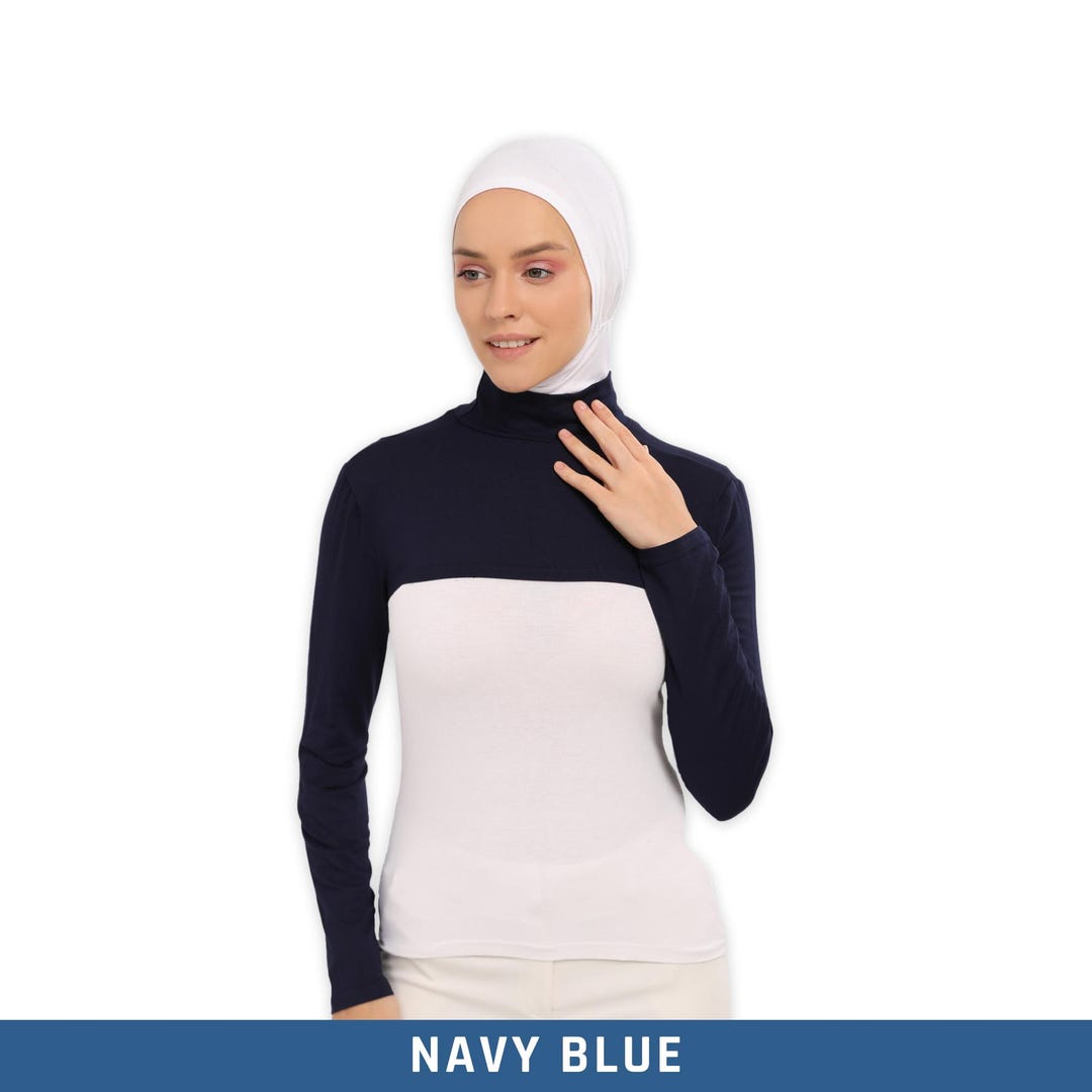Practical All-in-1 Hijab: Neck and Shoulder Cover, Muslim Arm Sleeves ...