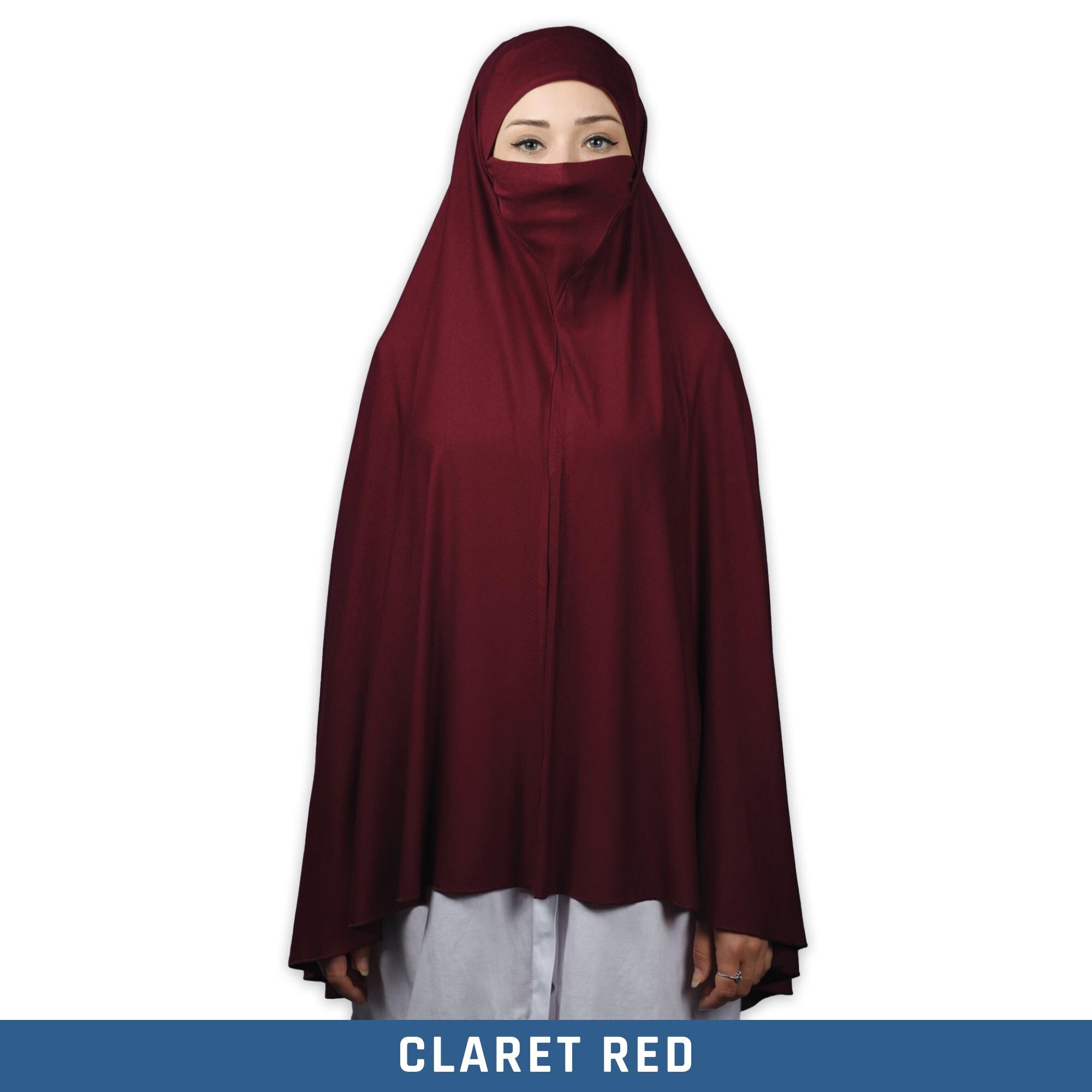One-piece Hijab With Niqab Veil Jilbab Burka for Women Niqab Set for ...