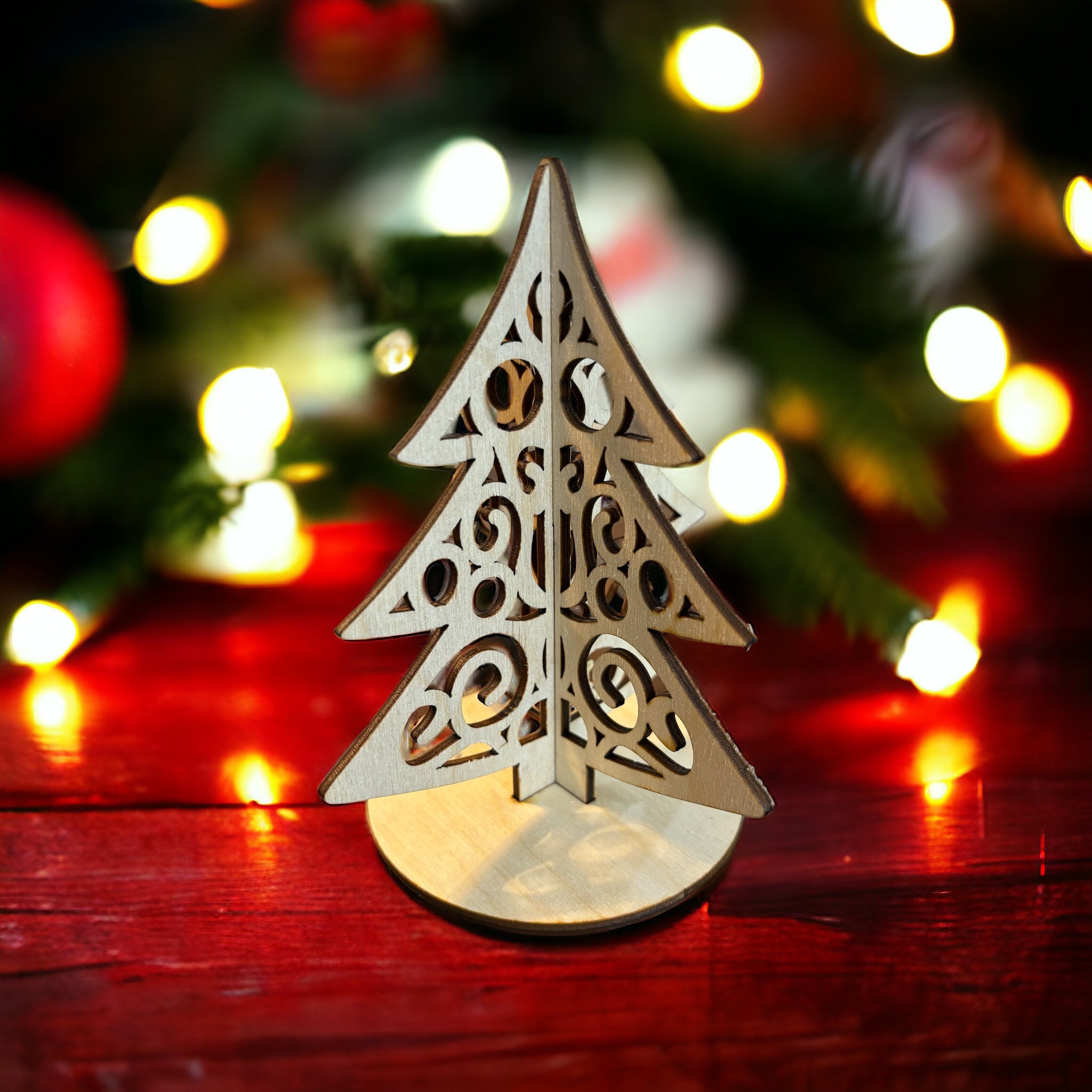 Laser Cut Wood Christmas Trees - Etsy