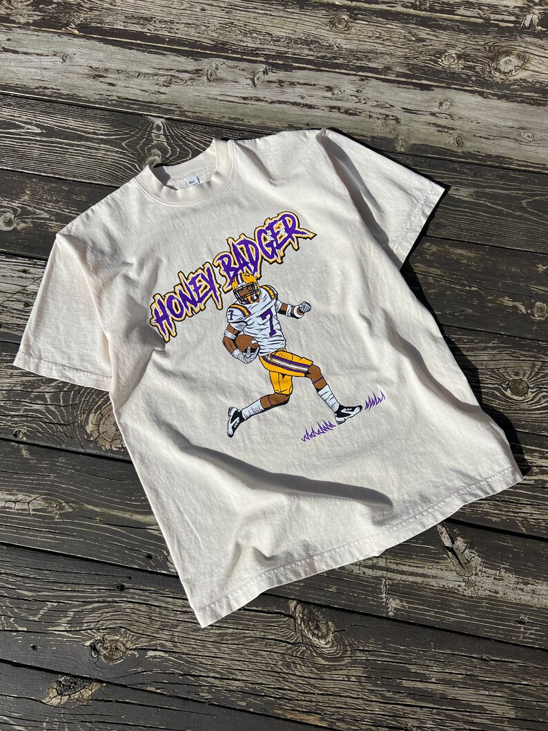 LSU Football Shirt, Mens College Football Tee, LA Apparel Shirt ...
