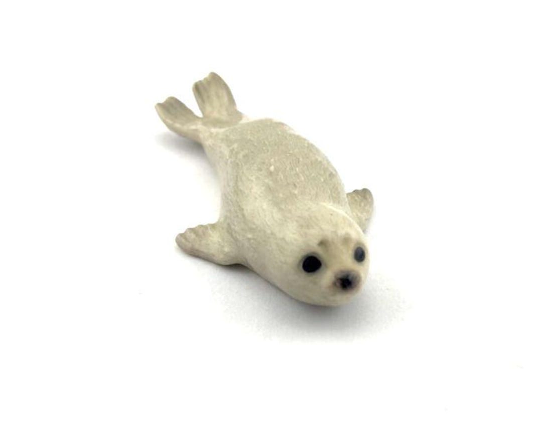 Hagen Renaker Vintage Retired Miniature Figurine Harp Seal Pup - Etsy