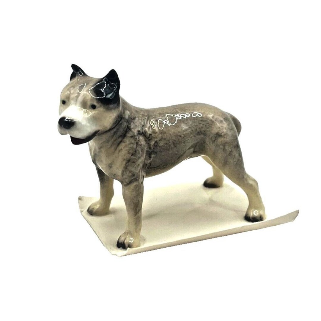 Vintage and Rare Hagen Renaker Pitbull - Etsy