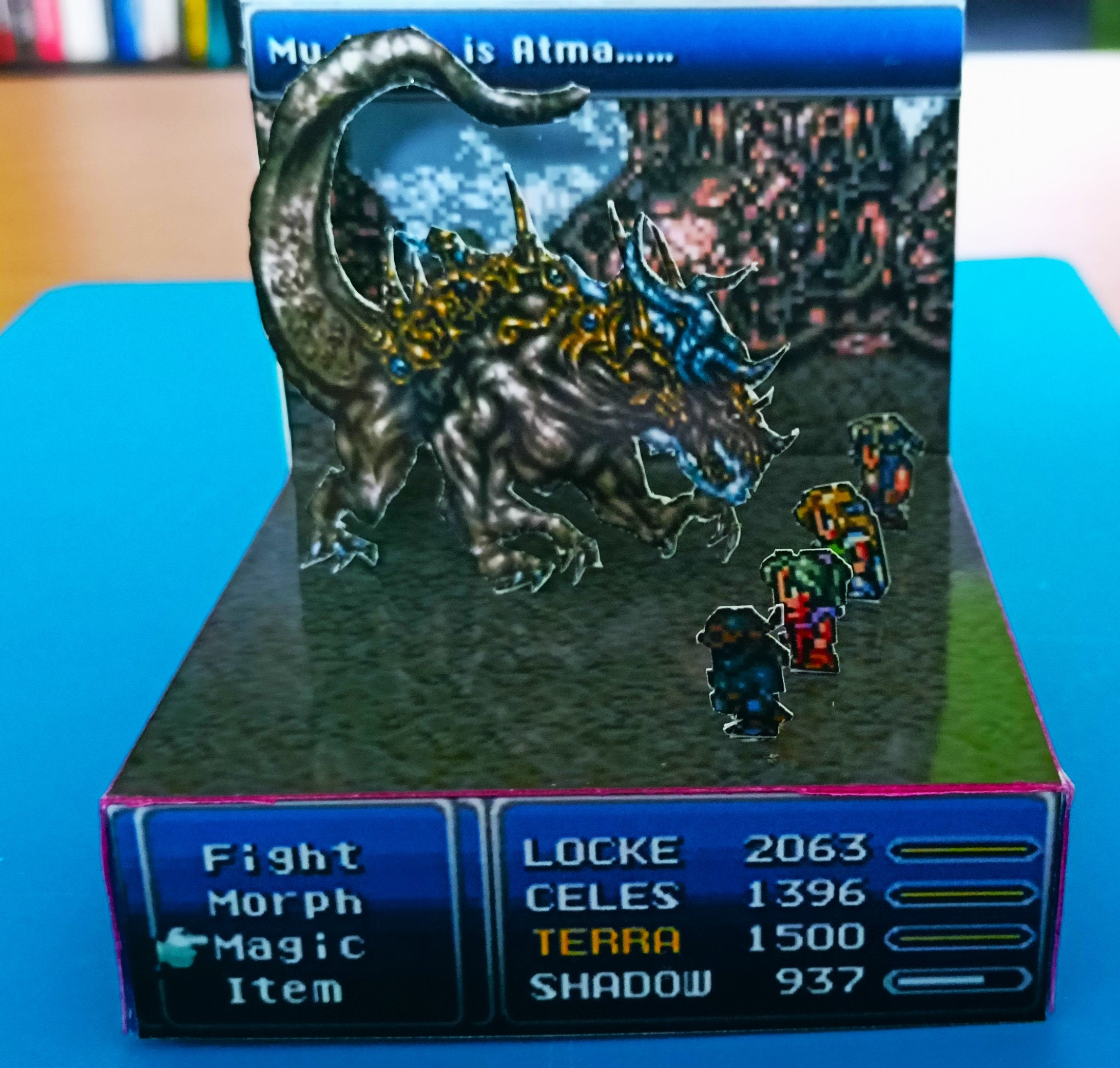 Final Fantasy VI SNES - Diorama Cube Template, Retro Games - Etsy