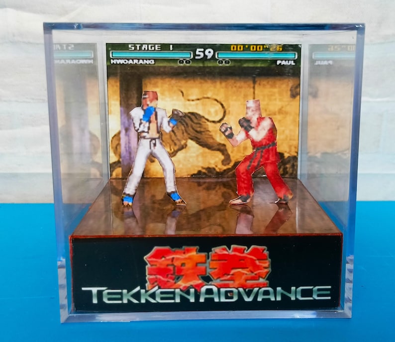 Tekken Advance, GBA, Diorama Cube Template, Retro Games - Etsy