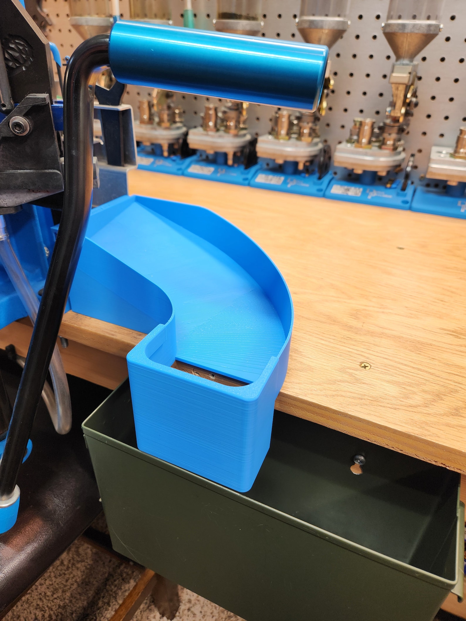 The Blue Chute for the Dillon Precision Reloading Machine - XL650 Table ...