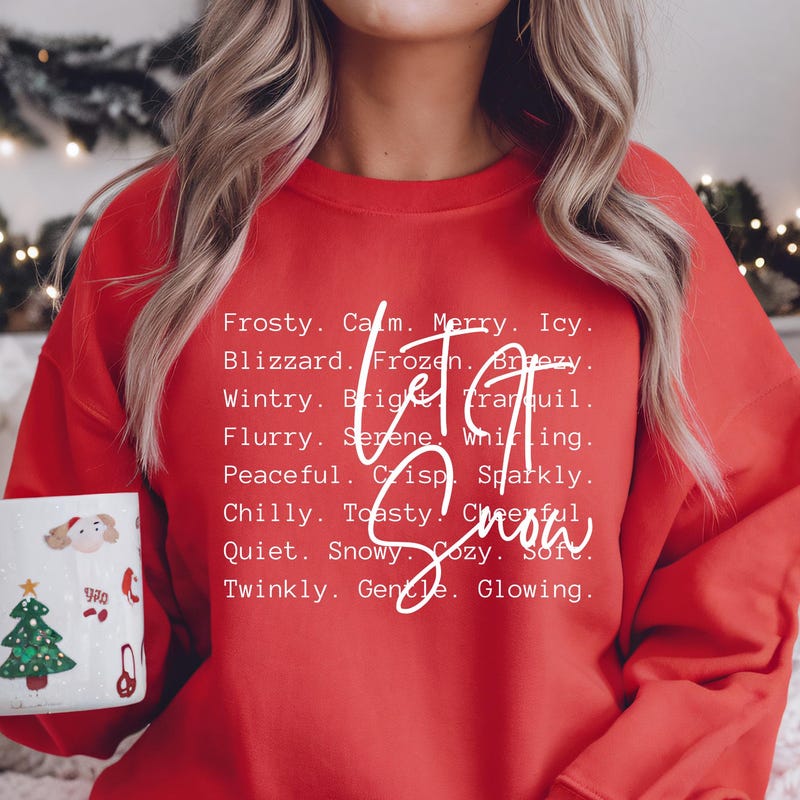 Winter Typography Design - Etsy