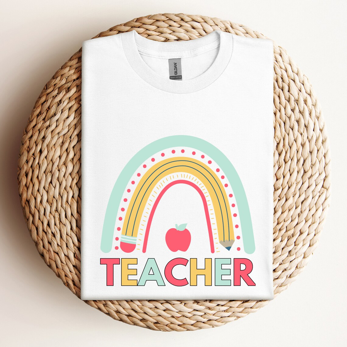 Rainbow Teacher Svg Png, Teacher Svg Png, Teacher Life Png Svg, Teacher ...