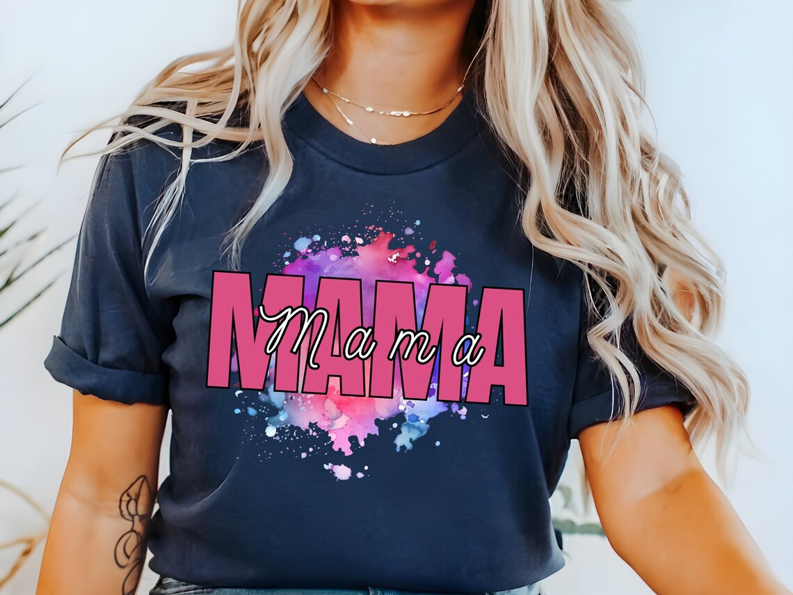 Retro Mama Png, Spray Paint Mama Png, Colourful Mama Png, Watercolour ...