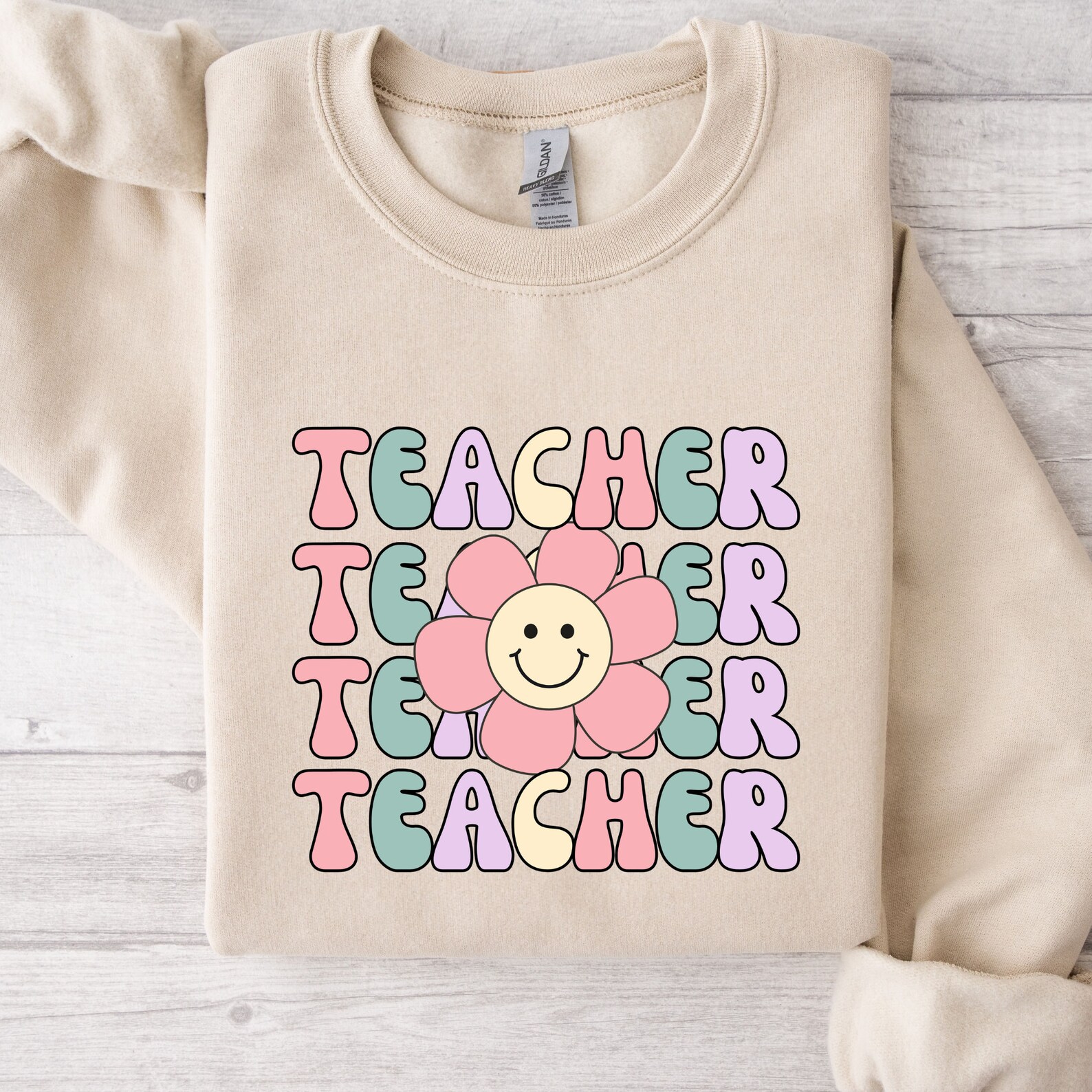 Retro Teacher Png Svg, Teacher Smiley Face Png Svg, Retro Back to ...