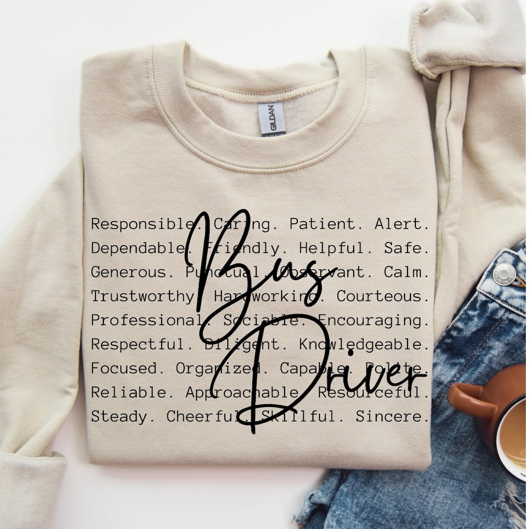 Bus Driver Words Png Svg, Bus Driver Sublimation, Bus Driver Design ...