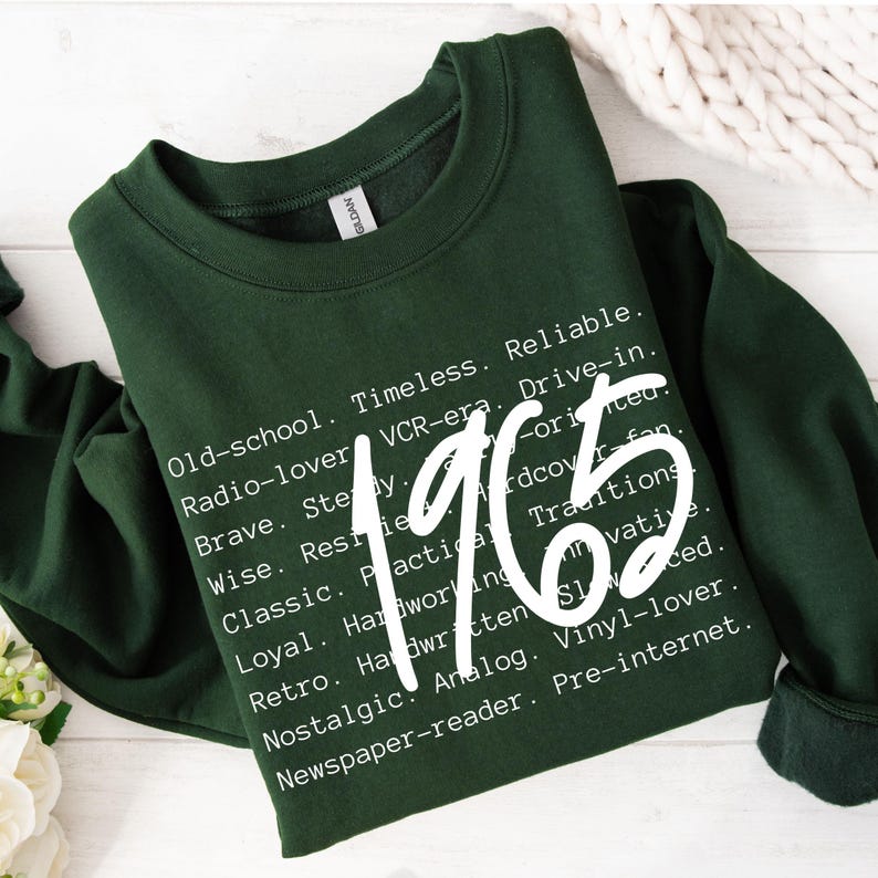 1965 Words Png, 61st Birthday Png, 61 Years of Being Awesome, Sixty ...