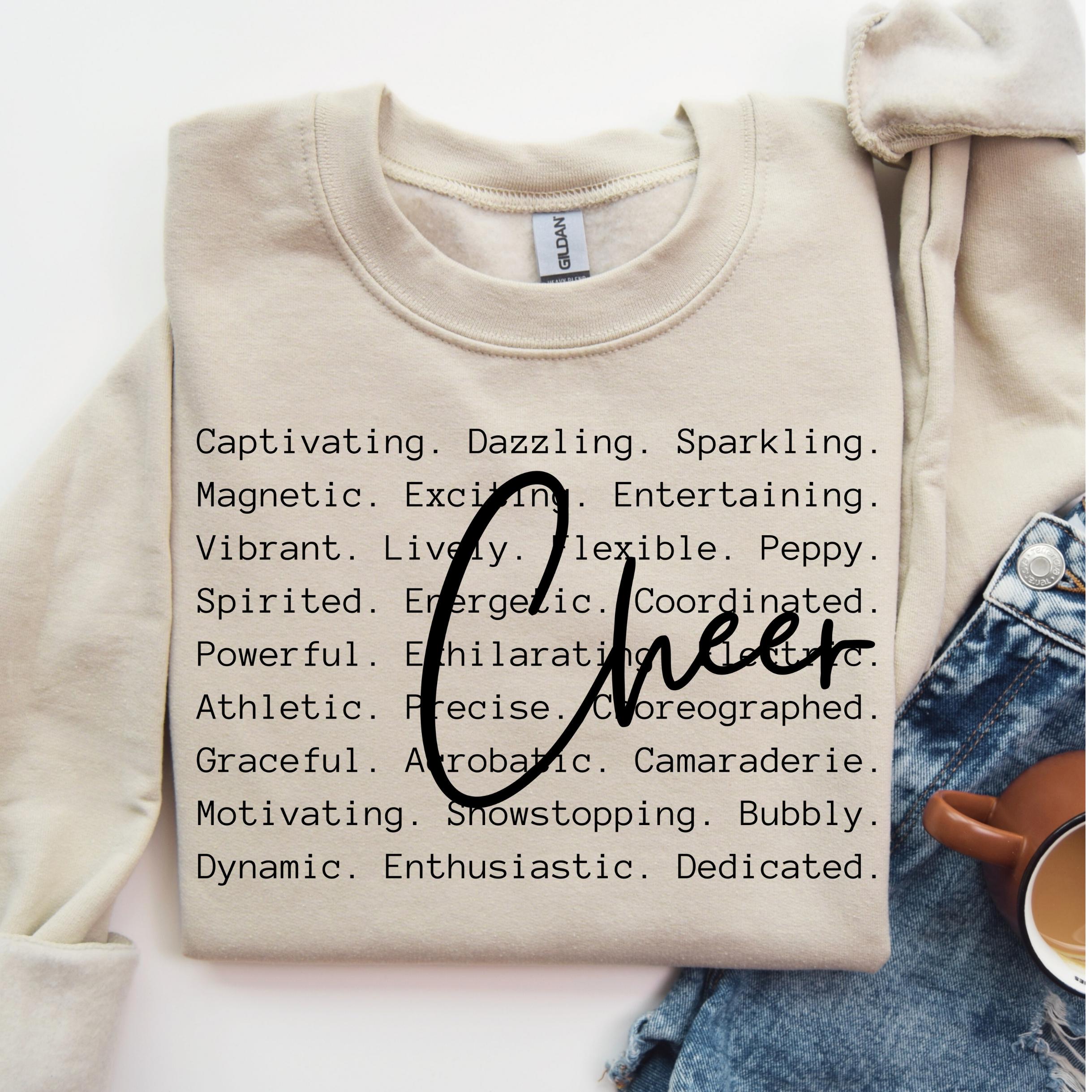 Cheer Words Png Svg, Cheerleader Png Svg, Cheer Tshirt Design, Cheer ...