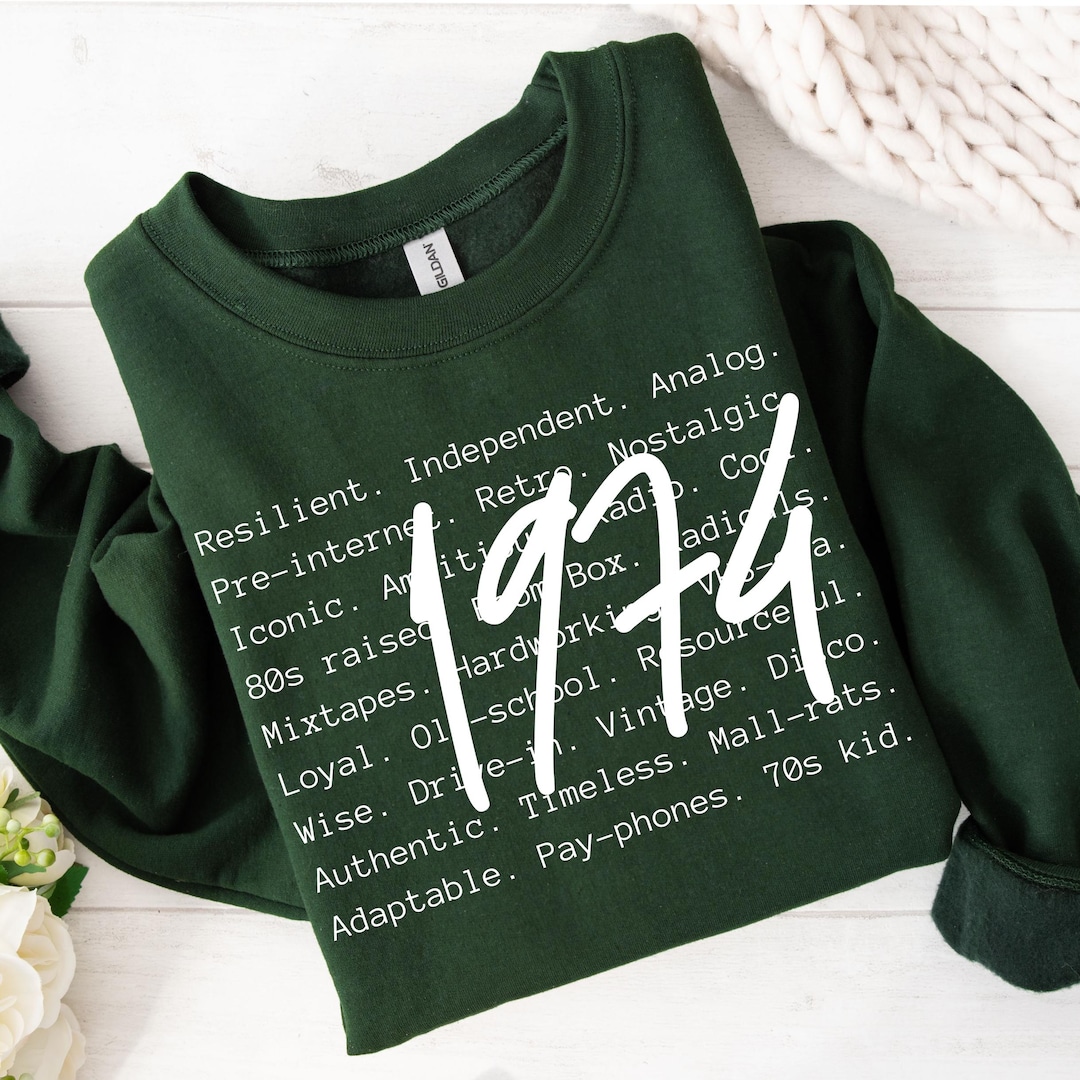 1974 Words Png, 51st Birthday Png, 51 Years of Being Awesome, Fifty ...