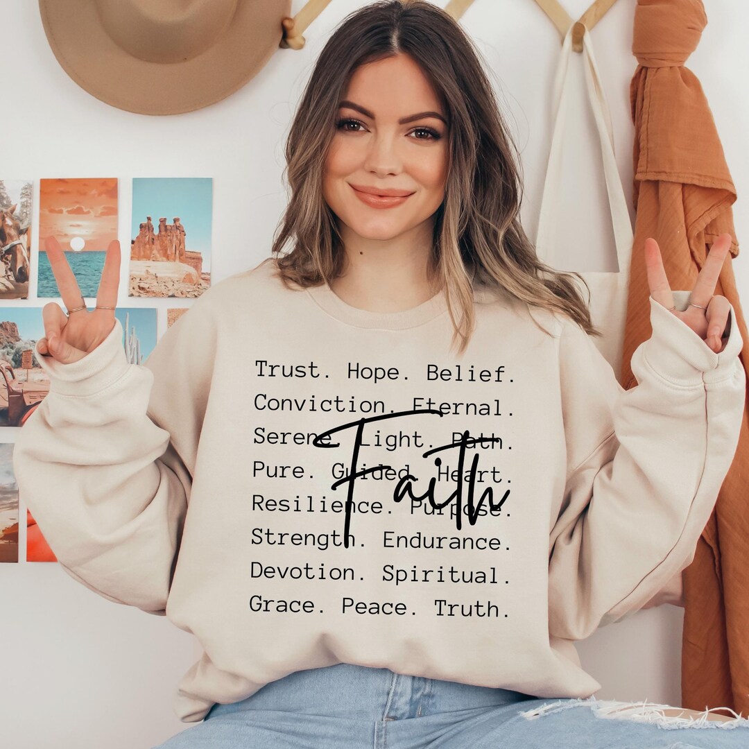 Faith Words Png Svg, Faith Sublimation, Spiritual Png Svg, Hope Png Svg ...