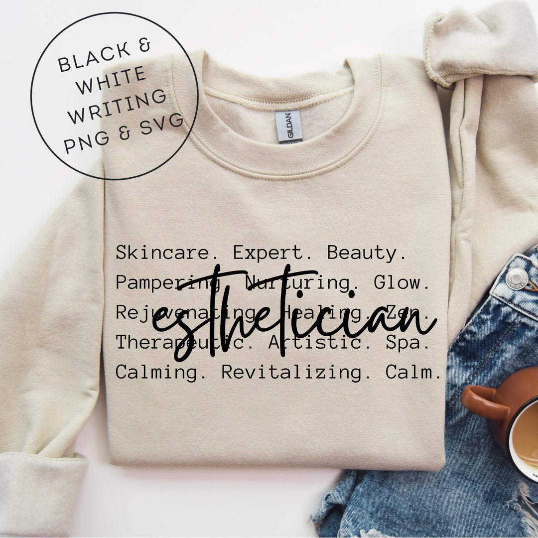 Esthetician Words Png Svg, Esthetician Png Svg, Esthetician Designs ...