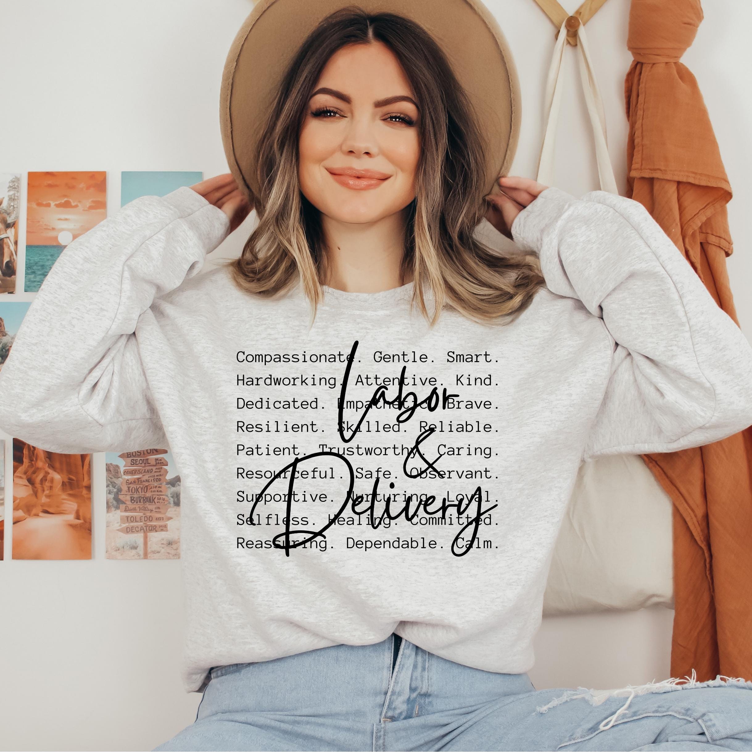 Labor and Delivery Words Png Svg, Sublimation, Delivery Nurse Png Svg ...