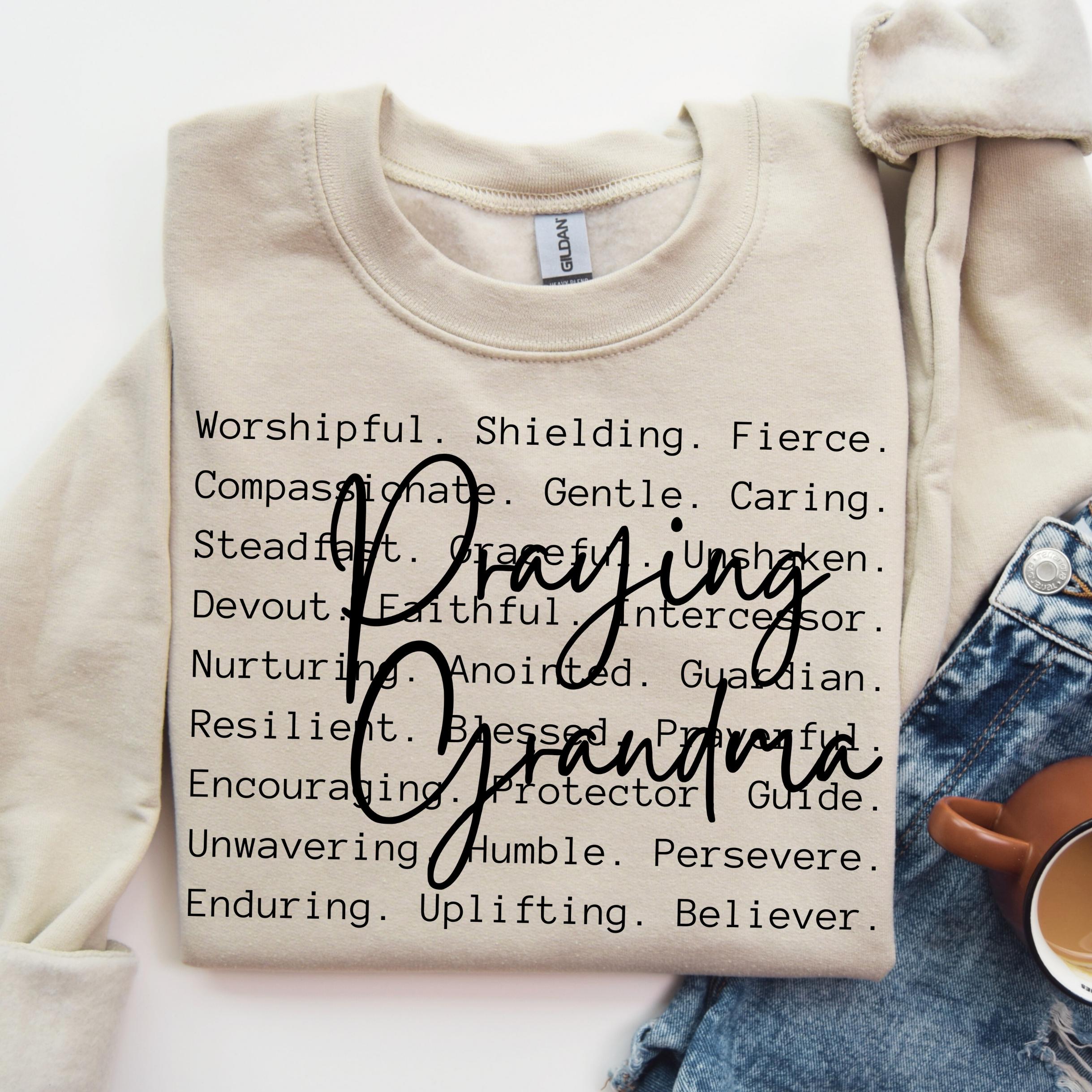 Praying Grandma Png Svg, Grandma Sublimation, Digital Download, Shirt ...
