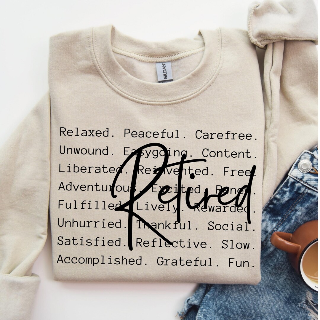 Retired Words Png Svg, Retired Sublimation, Gift for Retirement ...
