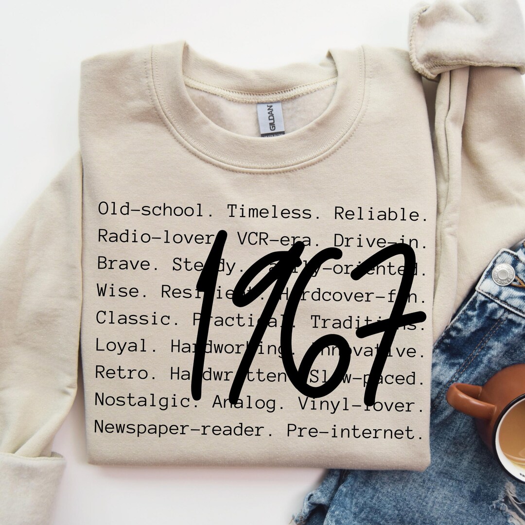 1967 Words Png, 58th Birthday Png, 58 Years of Being Awesome, Fifty ...