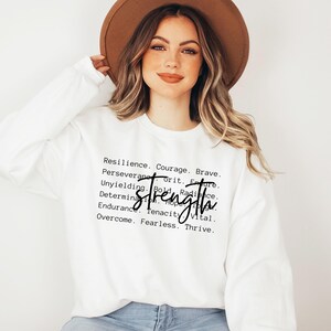 Strength Words Png Svg, Self Worth Png Svg, Cute Mental Health Design ...