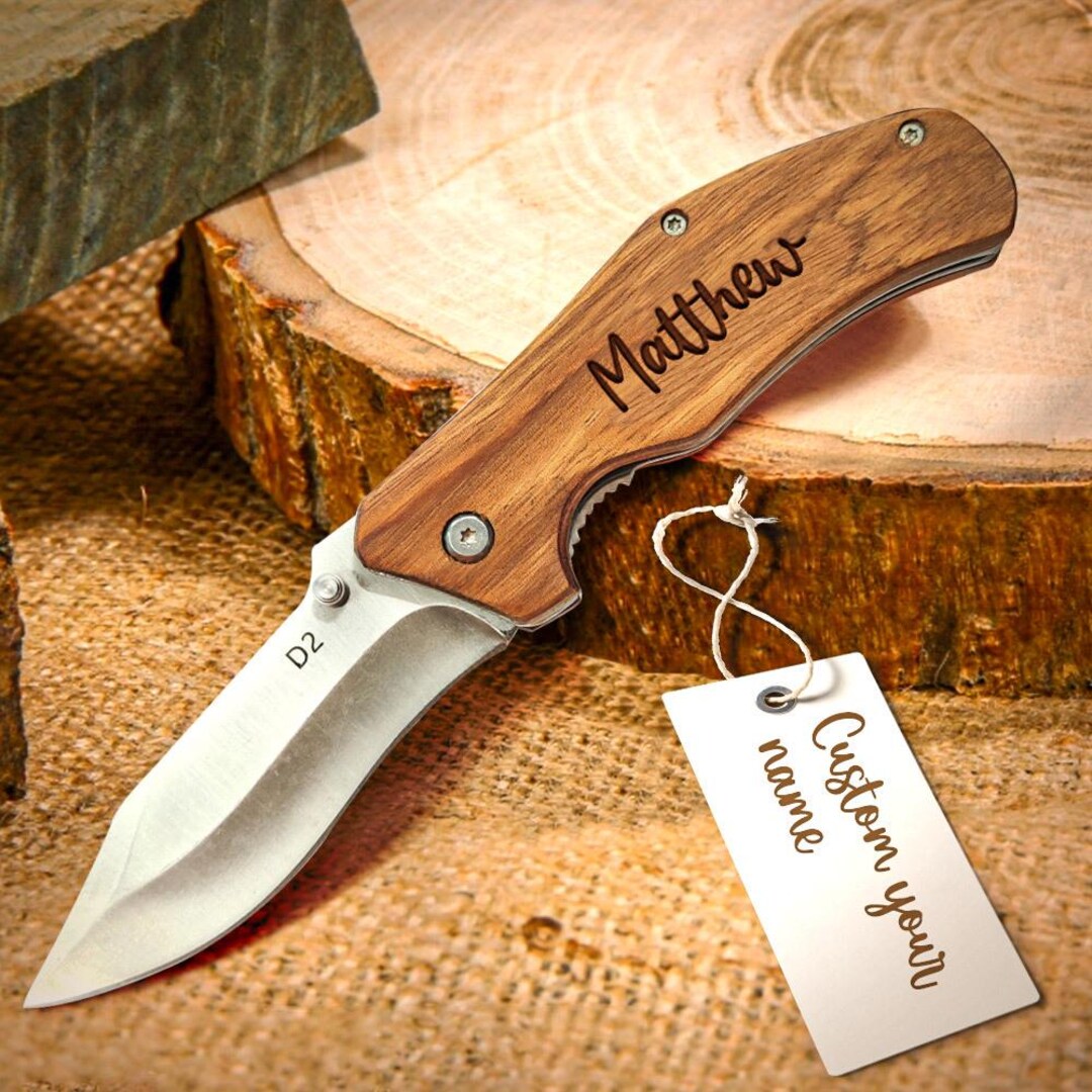 Personalized Engrave Name Pocket Knife Custom Folding Knives Gifts for ...