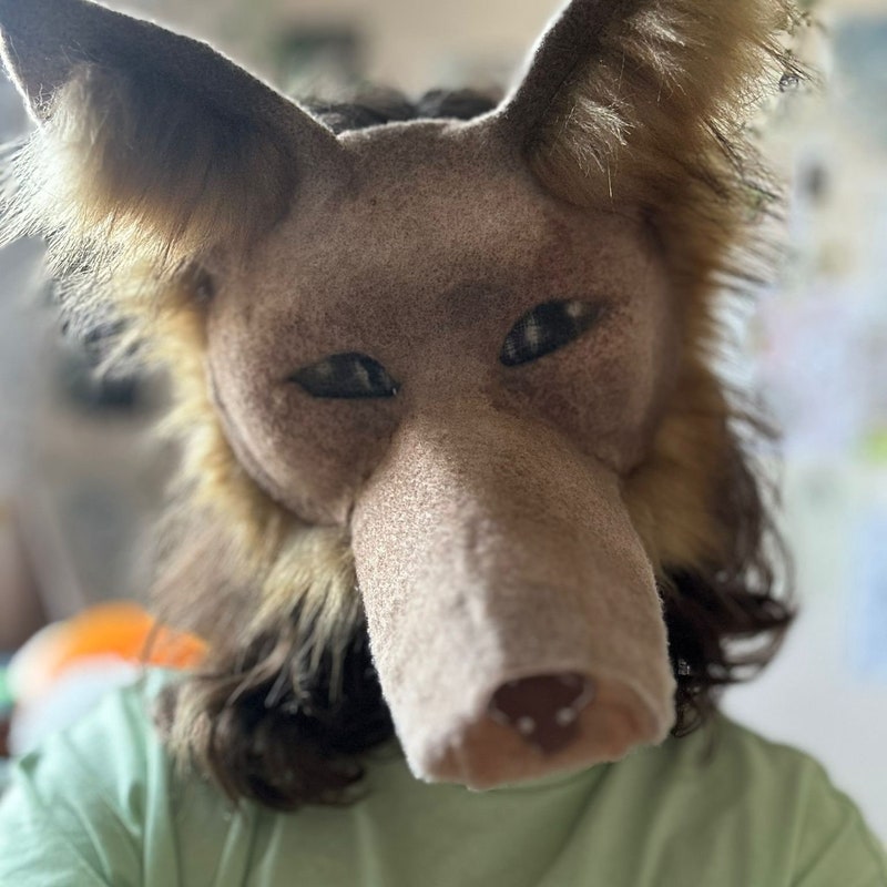 Coyote Mask - Etsy