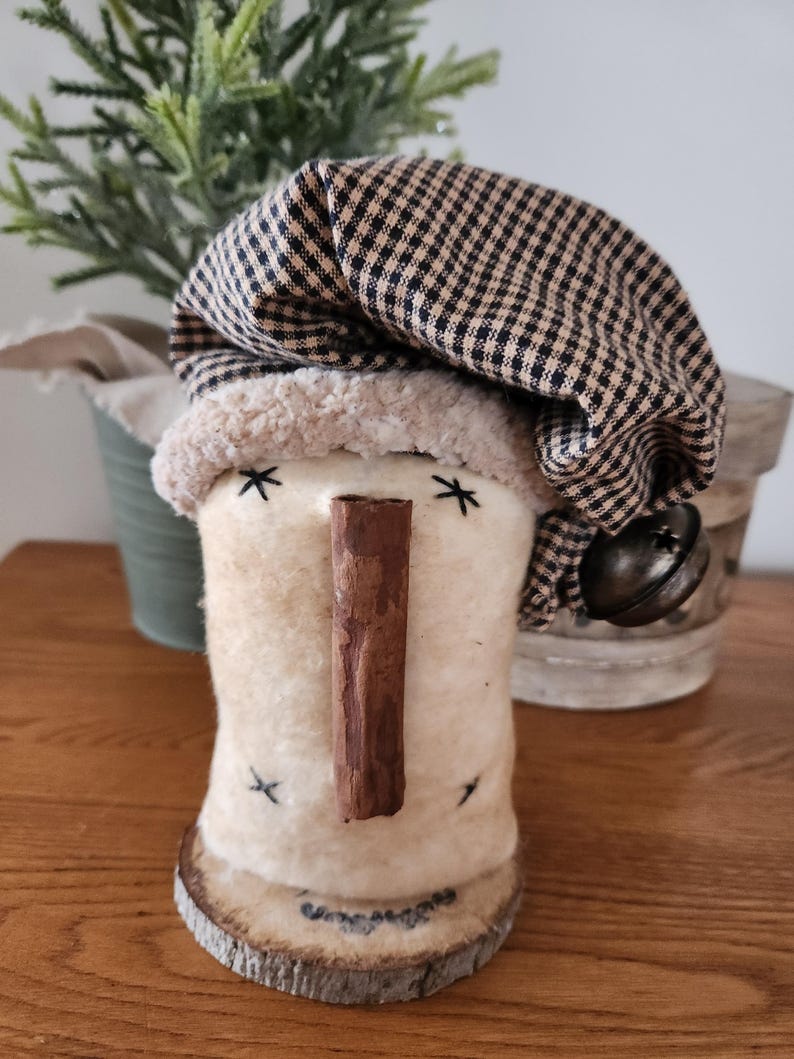 Primitive Handmade Snowman - Etsy