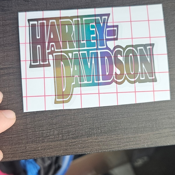 Harley Davidson Tank Decal - Etsy
