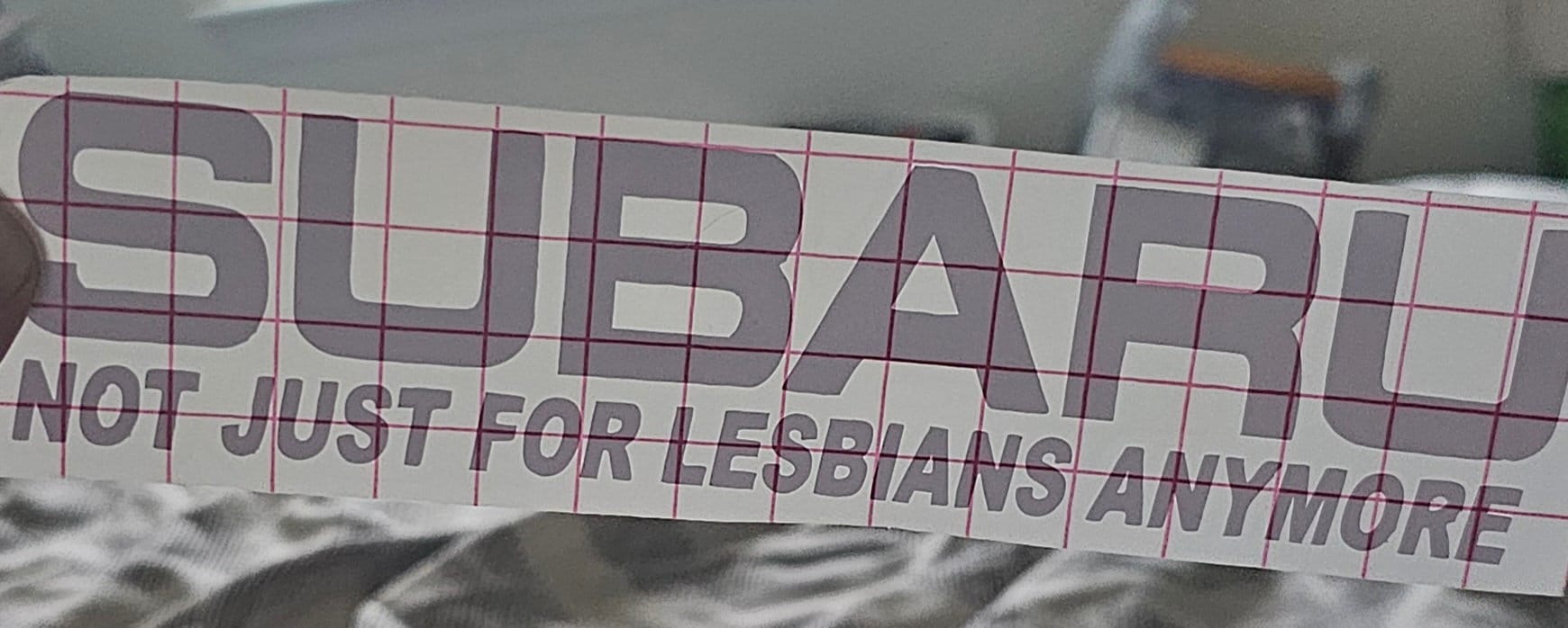 Subaru Not Just for Lesbians - Etsy