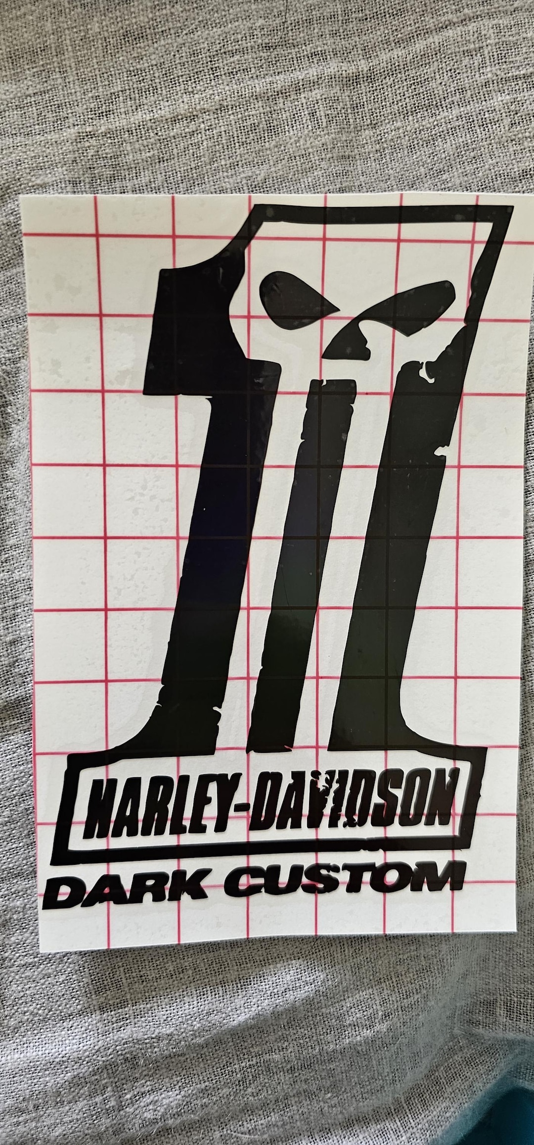 Harley Davidson Custom Dark 1 - Etsy