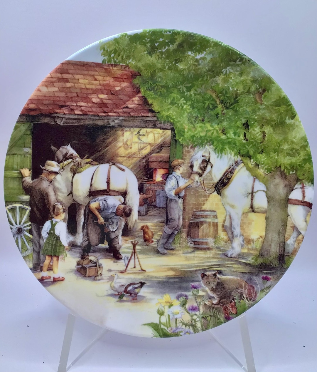 Old Country Crafts by Susan Neale. the Thatcher, the Blacksmith and the ...
