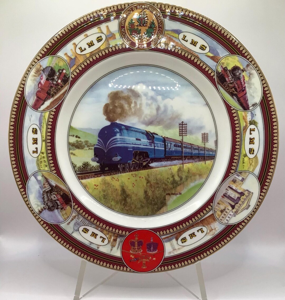 Coalport Coronation Scot" Express Passenger Train of the London ...