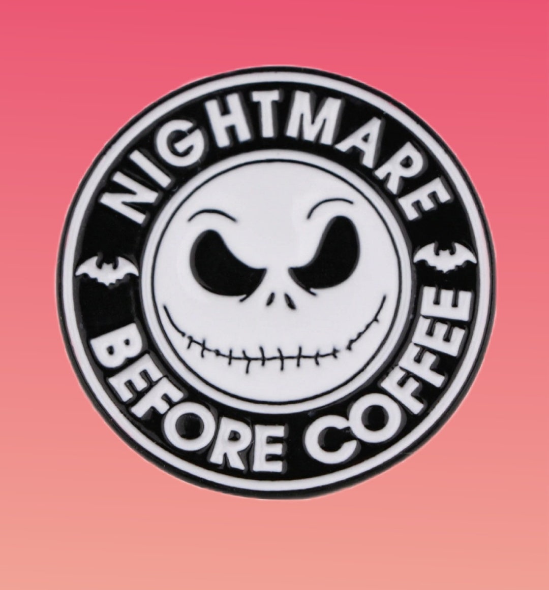 Enamel Pins Nightmare Before Christmas, Jack Skellington, Coffee, Cult ...