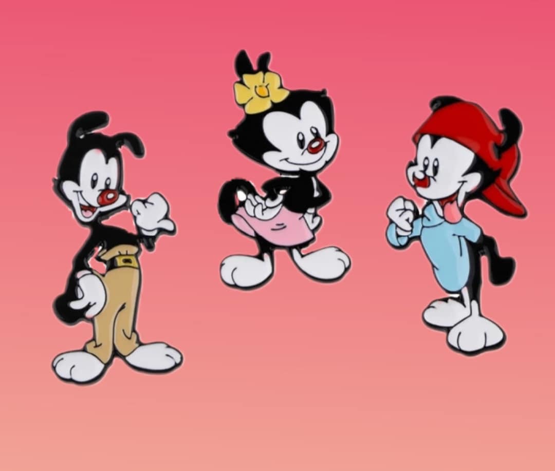 Enamel Pins Animaniacs, Cartoon, 3 Piece Set, Nostalgia, Fun, TV Show ...