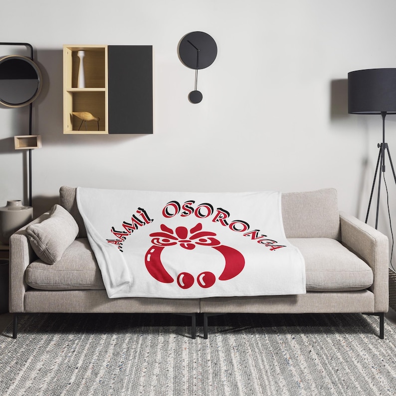 Iyaami Osoronga White Throw Blanket - Etsy