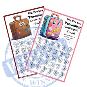 Travelling Challenge A4 and A5 Digital Downloads Holiday Savings ...