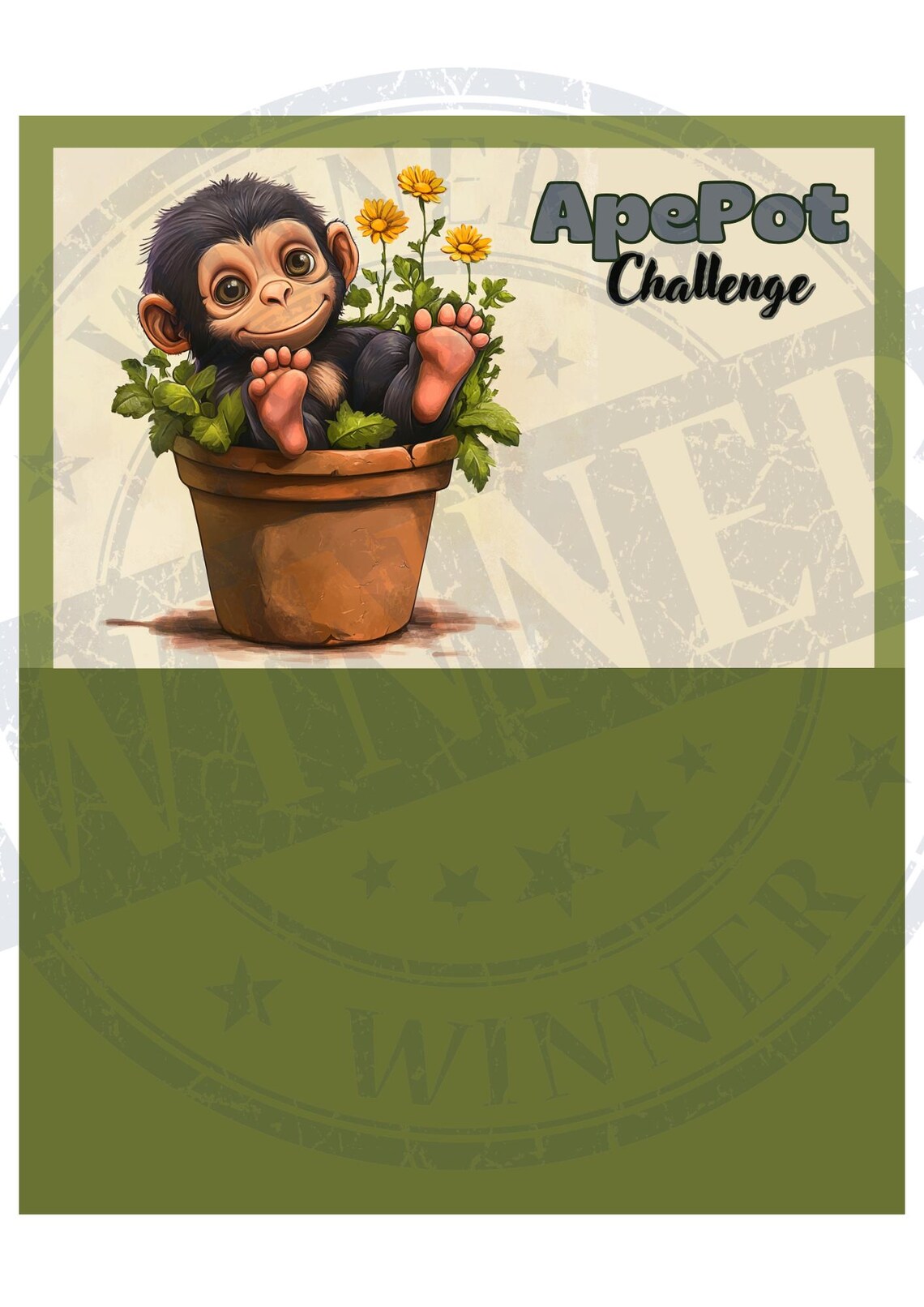 Apepot Savings Challenge A5 Envelope Digital Download Ape Savings Game ...