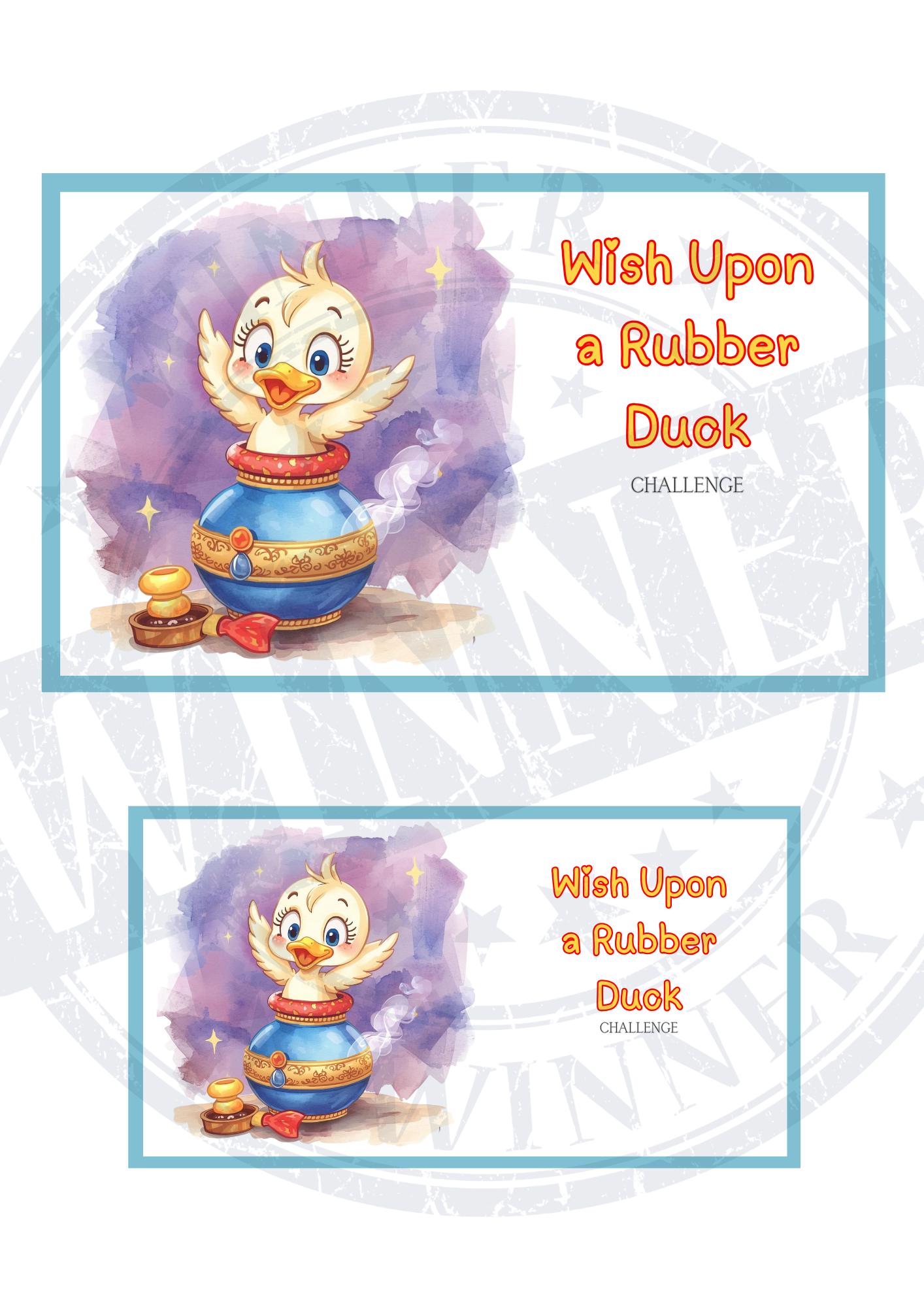 Wish Upon a Rubber Duck Savings Challenge Printable | A4 A5 Budget Game ...