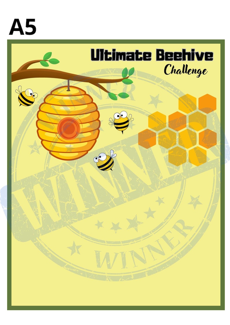 Ultimate Beehive Savings Challenge A4 Digital Download Beehive Savings ...