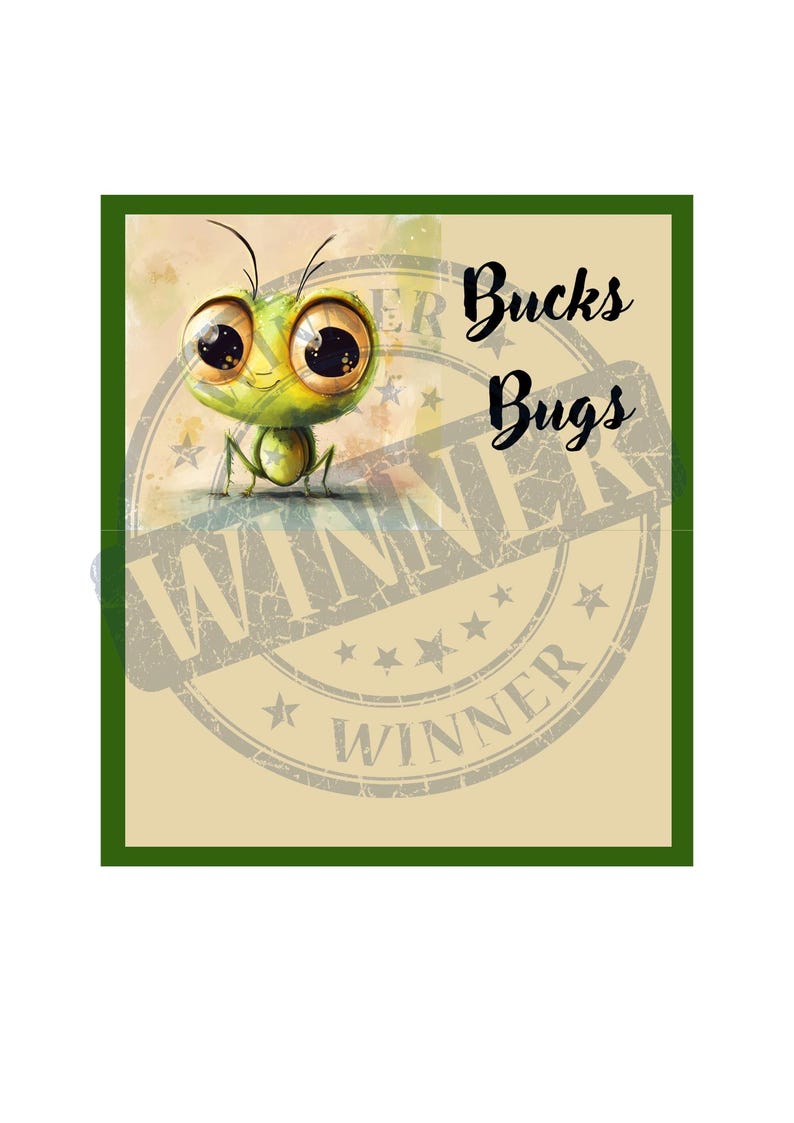 Forest Bugs Bucks Savings Challenge Biggers Cash Stuffing Savings ...