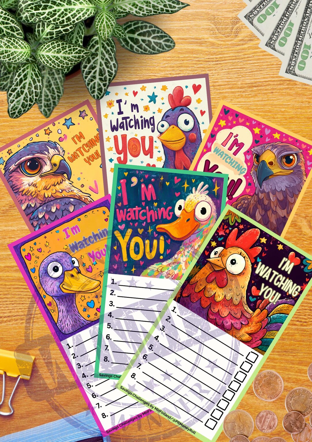 Watch Hour Tracker A6 Printable | Budget Youtube Watch List | Cute Duck ...