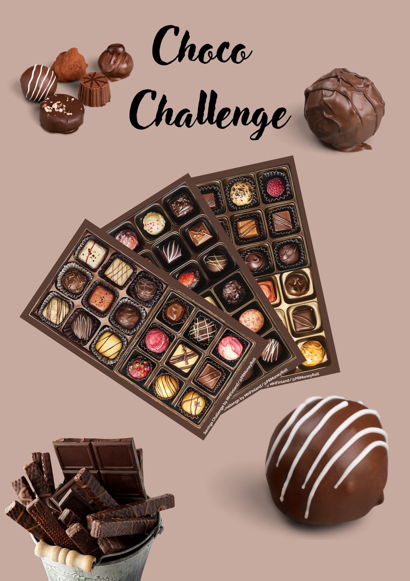 Choco Savings Challenge Set Digital Download Chocolate Savings Game ...