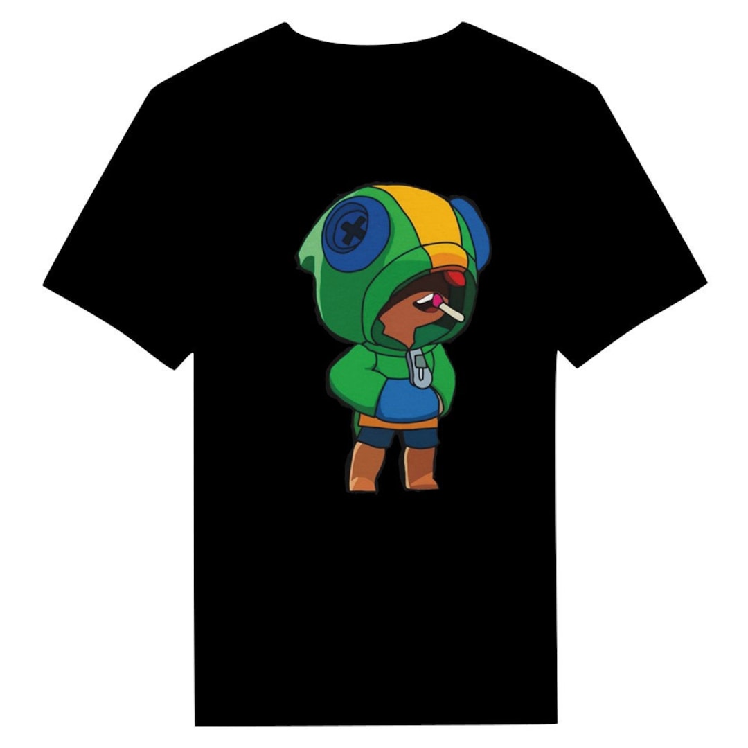 Brawl Stars T-shirt Brawl Leon Black&white - Etsy