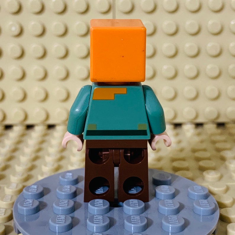Lego Minecraft Alex Minifigure, Village, Creative, Survival - Etsy