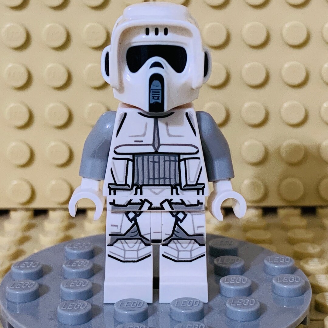 LEGO Star Wars Imperial Scout Trooper, Hoth Female, Dual Molded Helmet ...
