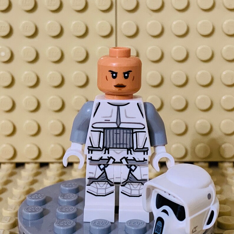 LEGO Star Wars Imperial Scout Trooper, Hoth Female, Dual Molded Helmet ...
