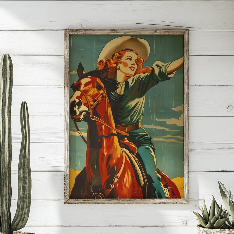 Retro Western Decor - Etsy