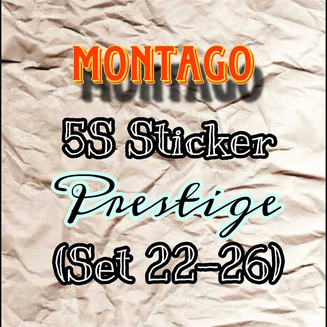 Montago Prestige 5s 1pc per Order - Etsy